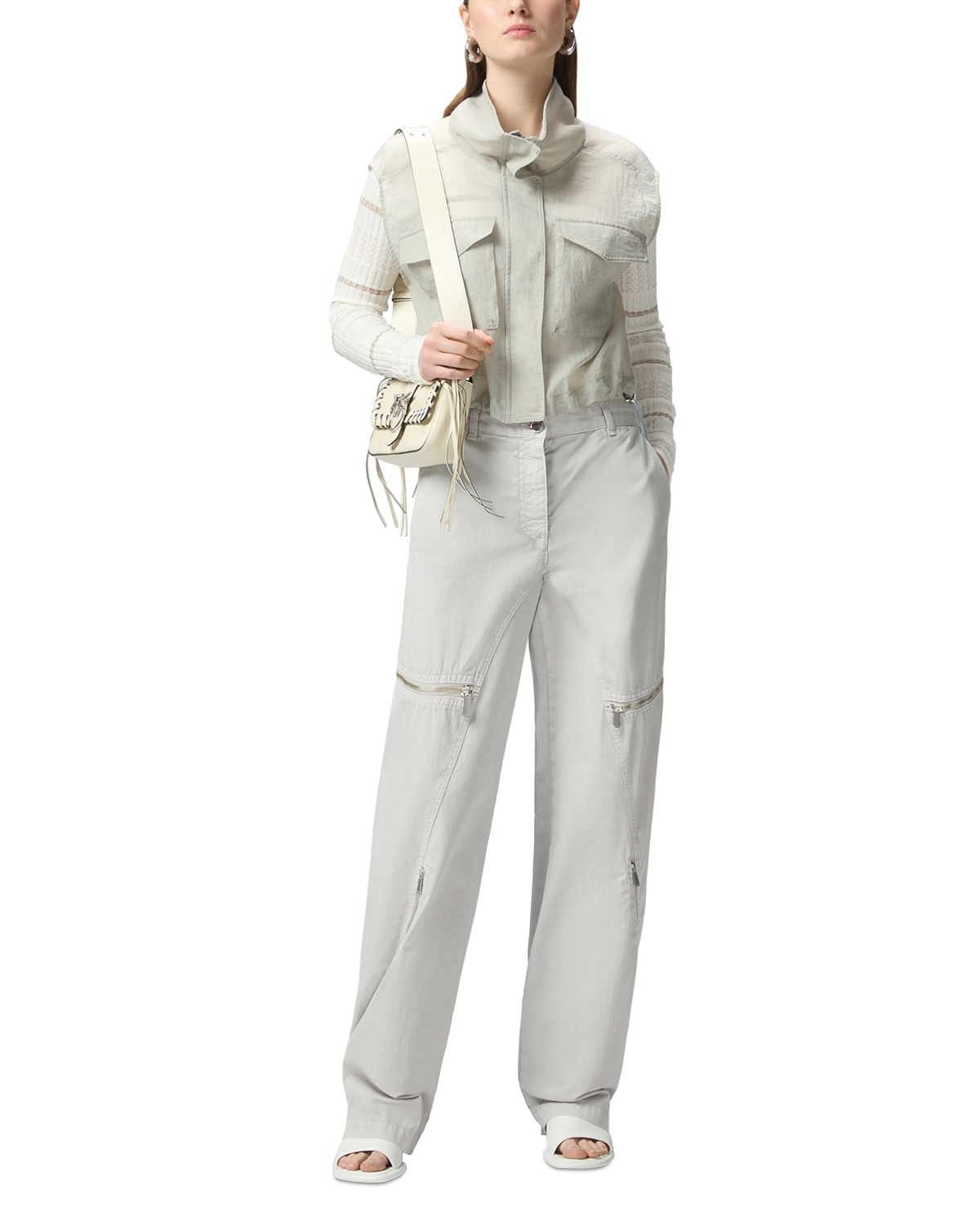 PINKO Wide Leg Pants